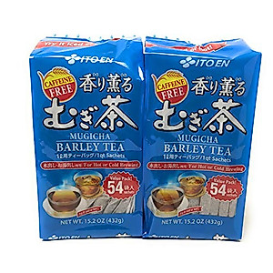 ITO EN Japanese Barley Tea Kaori Kaoru (Aromatic) Mugichae Tea COLD/HOT 108 Bags