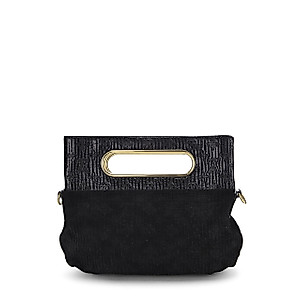 Louis Vuitton, Pre-Loved Black Monogram Suede Motard Before Dark Bag, Black