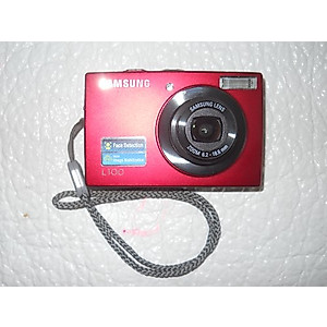 Samsung L100 8.2MP Digital Camera with 3x Optical Zoom (Red)