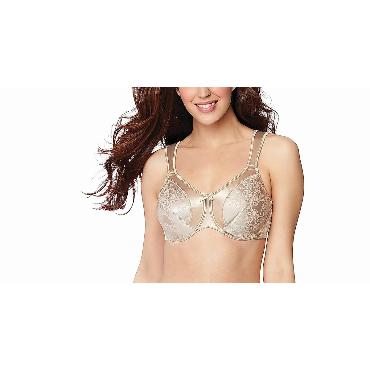Bali Women's Bali Tracings Minimizer Underwire Bra, Nude,36DD
