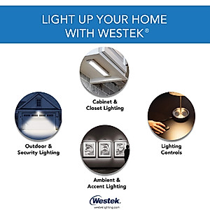 Westek MLC169BC Indoor Motion-Sensing Light Control, White