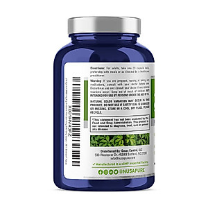 NusaPure Jiaogulan 9000 mg 180 Veggie Capsules (Extract 20:1, Vegetarian, Non-GMO, Vegan) Gynostemma Pentaphyllum