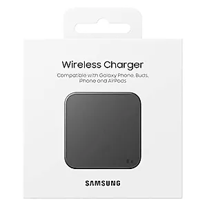 Samsung Wireless Charger Fast Charge Pad for Qi-Enabled Phones, 2021 - Black