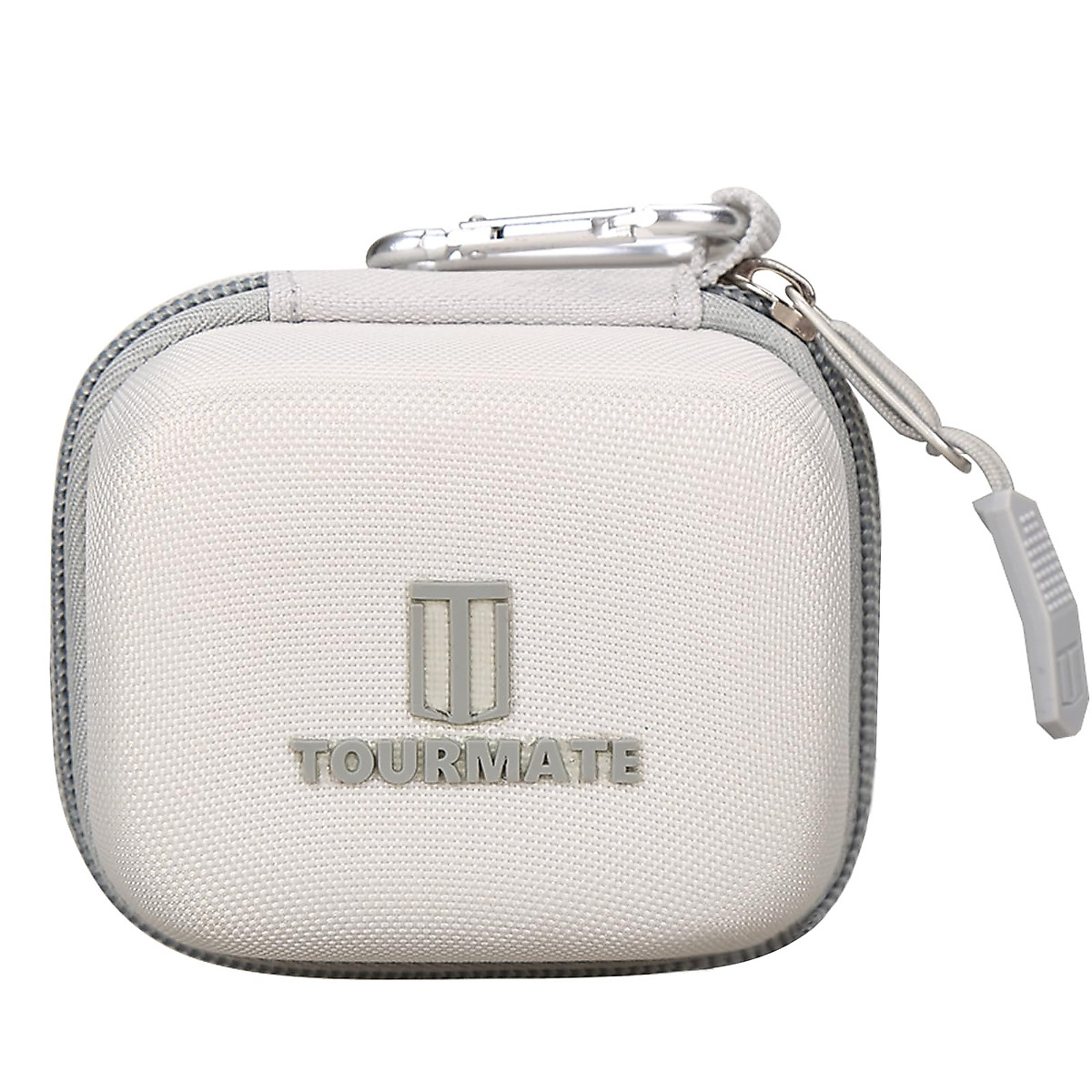 Tourmate Hard Case Compatible for FLEXTAILGEAR Tiny Pump X, for FLEXTAILGEAR Tiny Air Pump 2X, Holder Case with Mesh Pocket for 5Pcs Nozzle and Accessories (Grey, Case Only)