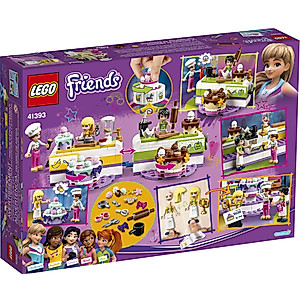 LEGO Friends Baking Competition 41393 Building Kit, Set Baking Toy, Featuring 3 Friends Characters and Toy Cakes (361 Pieces)