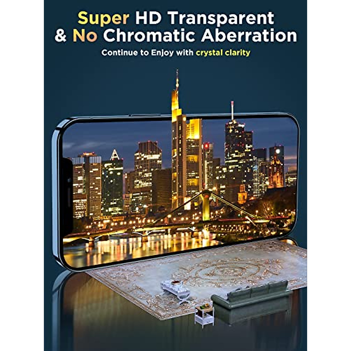 Invoibler 3 Pack Screen Protector Compatible with iPhone 13/13 Pro/14, iPhone 13/13 Pro/14 Screen Protector Tempered Glass, 6.1 Inch [HD Clear] [Anti-Scratch] [Case Friendly] [Bubble Free]