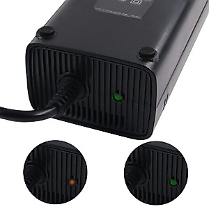 Replacement Charger for Xbox 360 E Power Supply, Power Supply Cord AC Adapter Replacement Charger Fit for Xbox 360 E