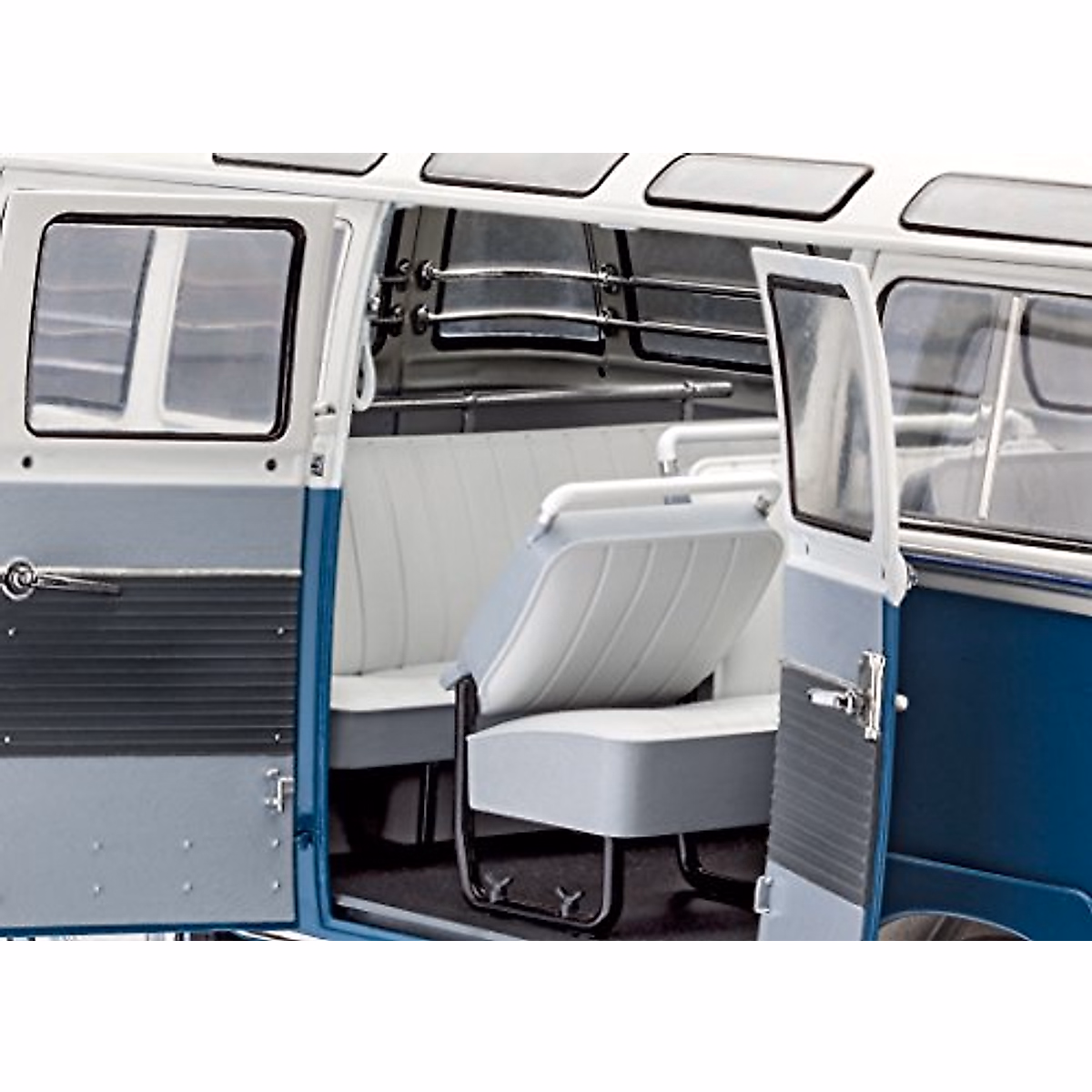 Revell 07009 Volkswagen T1 Samba Bus Model Kit, 1:16 Scale 27.2 cm, Multi-Color, 223