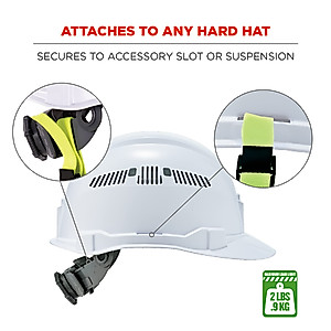 Ergodyne Squids 3155 Lanyard with Clamp End, Easily Attaches to Hard Hat, Tools, or Small Valuables, Weight Capacity 2lbs, 10-Pack