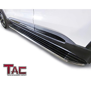 TAC Side Steps Fit 2020-2024 Ford Explorer SUV 5.5” Aluminum Black Side Bars Step Rails Nerf Bars Running Boards Off Road Automotive Exterior Accessories (2 Pieces Running Boards)