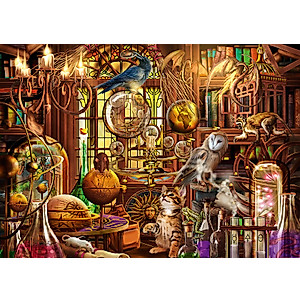 Ravensburger Merlin's Laboratory - 1000 Piece Jigsaw Puzzle with Anti-Glare Surface | Unique Puzzle Pieces | Ideal for Kids and Adults | FSC Certified | Climate Pledge Friendly