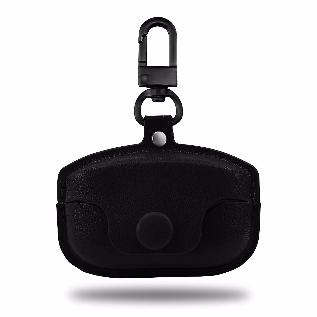 Geiomoo Leather Case Compatible with Sony WF-1000XM4, Soft Portable Protective Cover (Black)