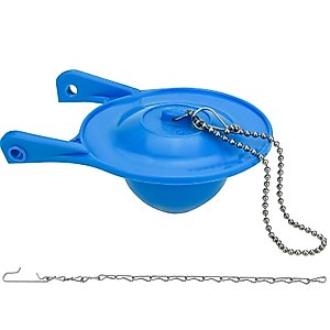 Gerber Toilet Flapper Replacement, 3 inch Toilet Stopper Kit for Gerber 99-788 with 2 Toilet Handle Chains Fits 3 inch Toilet Flush Valve, Water Saving, Easy to Install