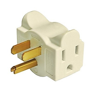 HUG-A-PLUG DUAL OUTLET WALL ADAPTER, 6PK, IVORY
