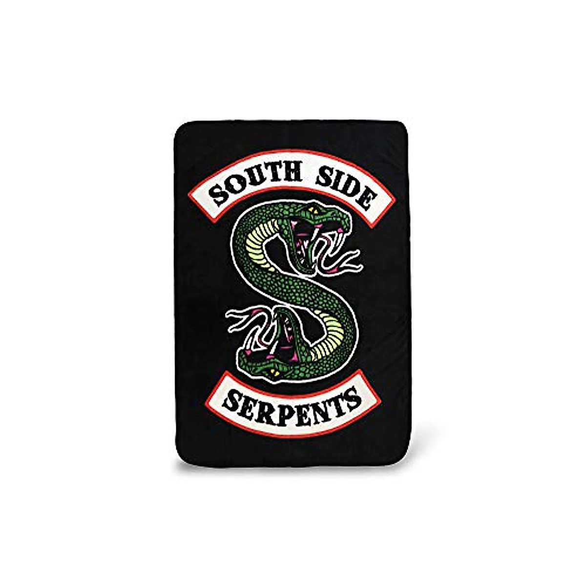 JUST FUNKY Riverdale Southside Serpents Fleece Throw Blanket | Official Riverdale Series Collectible Blanket | Measures 60 x 45 Inches