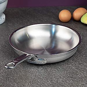 Hestan - ProBond Collection - Professional Clad Stainless Steel Frying Pan, Induction Cooktop Compatible, 8.5-Inch