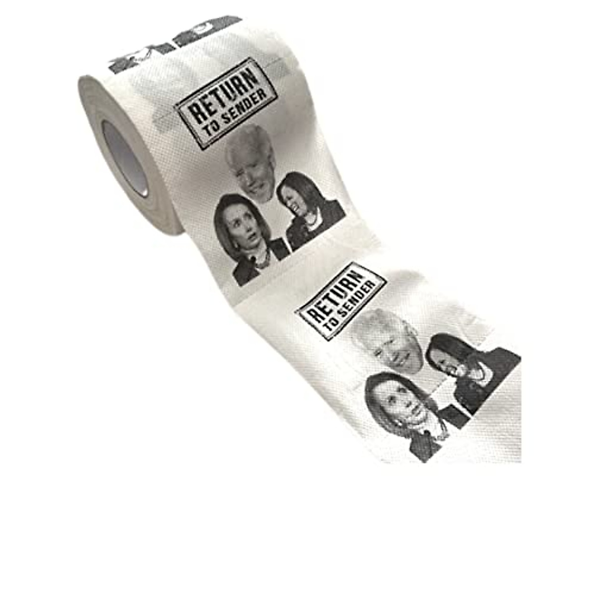 Pesky Patriot Anti-Democrat Party 2-Pack Toilet Paper Roll | Hilarious Facial Expression Anti Joe Biden, Kamala Harris, & Nancy Pelosi Roll | Funny Political Gift for Republicans or Democrats