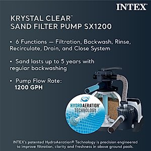 Intex Ultra 18 Foot XTR Rectangular Metal Frame Swimming Pool Set w/Pump Filter