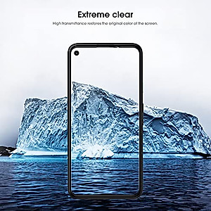 OMOTON [4 Pack] Screen Protector for Google Pixel 4a (Not Fit for 4a 5G), Scratch Resistant/Easy-Install/Bubble Free/Tempered Glass Screen Protector Compatible with Google Pixel 4a