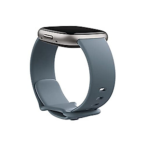 Fitbit Infinity Band, 24mm Attach,Waterfall Blue,Small *Compatible with Sense 2, Sense, Versa 4 & Versa 3