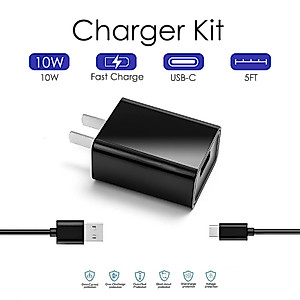Bluetooth Speakers Charger USB C Fast Wall Charger Charging Cable Cord for Sony SRS-WS1 SRS-NS7 SRS-NB10 SRS-XB13 SRS-XB23 SRS-XB33 SRS-XB43 WI-C100 WH-1000XM5, Bose SoundLink Flex Speaker