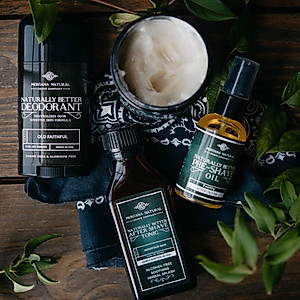 MNSC Naturally Better Pre-Shave Oil for a Smooth, Irritation-Free Shave | Premium Oils, Hypoallergenic, Made in USA, Simple, All-Natural, Plant-Derived Ingredients
