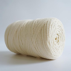 Camidy T-Shirt Yarn Knitting Yarn Fabric Crochet Cloth 164ft Crochet Yarn for Summer Hand DIY Bag Blanket Cushion Crocheting Projects