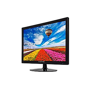 Sceptre 24 Inch 75Hz Slim LED Monitor with Build-in Speakers HDMI VGA, New Black (E248W-19208A)