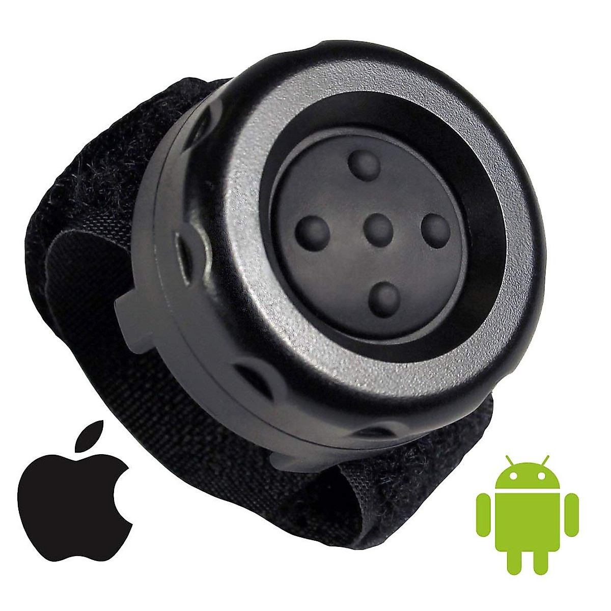 PRYMEBLU® Bluetooth Wireless PTT Button Switch ZELLO, Wave Communicator, ESChat, Unity, Streamwide and Many Other PoC Push-to-Talk Apps (BT-PTT-Z Mini)