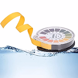 PH Test Paper,Universal pH Test Paper Strip roll Professional PH Level Testing Paper Test Range 0-14 for Cosmetics Food Water Saliva