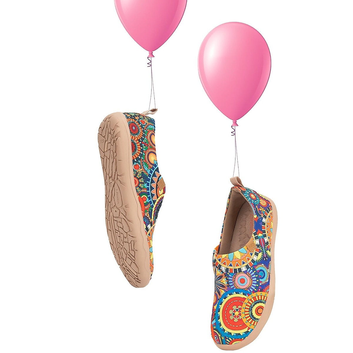 GOKIA Women's Galsang E3650 Walking Travel Shoes(Paisley, US-Size 10)