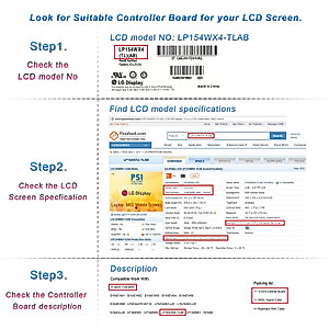 HDMI LVDs Controller Board 30pin 1440x900 for 19" LTM190M2 M190MWW3 HT190WGL 4CCFL LCD Screen