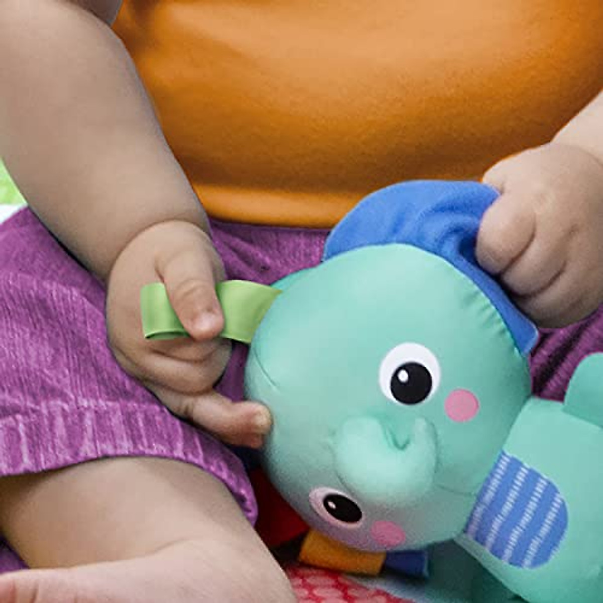 Bright Starts Wild Wiggles Activity Gym & Play Mat with Take-Along Toys, Ages Newborn +