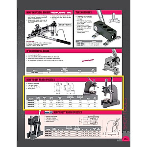 HHIP ABS Import 8600-0032 Heavy Duty Arbor Press, 1 Ton Capacity, 13" Height (Pack of 1)