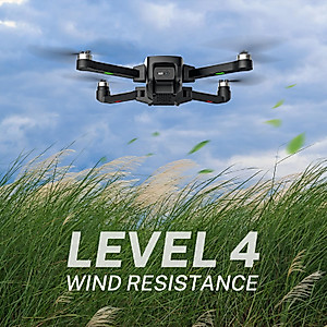 Brushless Motor Drone with 2 Cameras for Adults 5GHz WIFI FPV Drones, RC Quadcopters with Wind Resistance Class 4, Optical Flow, 2 Batteries 30 Minutes for Beginners