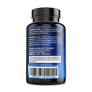 Built by Nature Sleep Burn - Premium 2-in-1 PM Sleep Formula for Men and Women, Night Time Sleep Supplement to Support Sleep, Made in USA, 60 Capsules