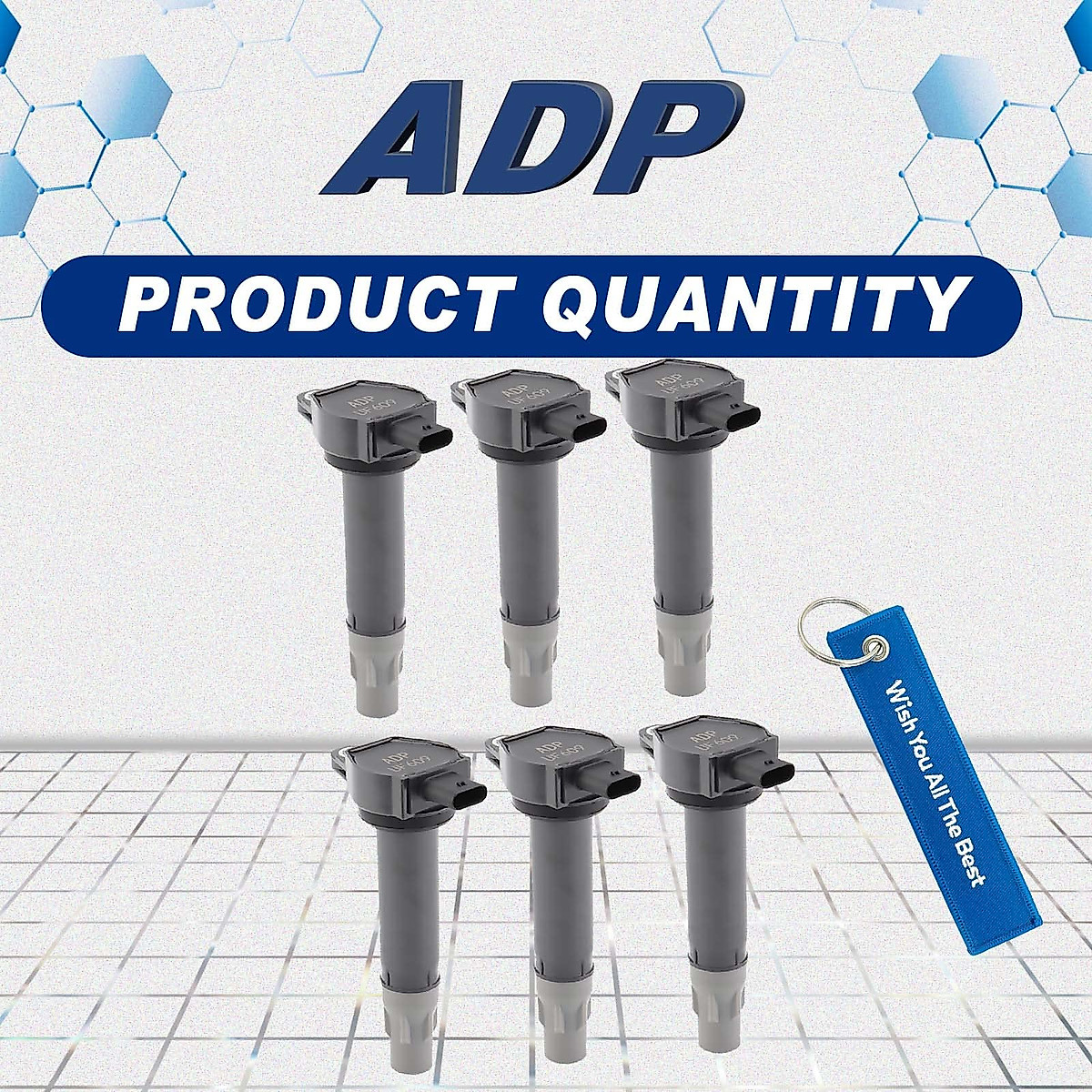 Compatible with Chrysler 300 Town Country Sebring Pacifica Dodge Nitro Charger Avenger Magnum Journey Grand Caravan Challenger Stratus 2006-2010 Ignition Coil Pack Replace 4606869AA 4606869AB UF-502