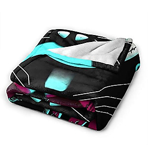 Christmas Blanket Flannel Throw Blanket Ultra Soft Warm Plush Bedding for Couch Bed Living Room Sofa 50X40 Inch