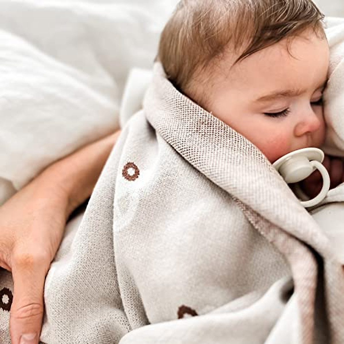 Bleu La La Baby Blanket for Boys 100% Cotton Buttery Soft Cozy Receiving Swaddle Crib Stroller Blanket for Shower Gift Registry for Newborns, Infants, Toddlers (Cars - Baby Blue)