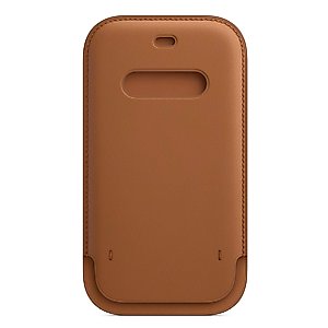 Apple iPhone 12 and 12 Pro Leather Sleeve with MagSafe - Saddle Brown