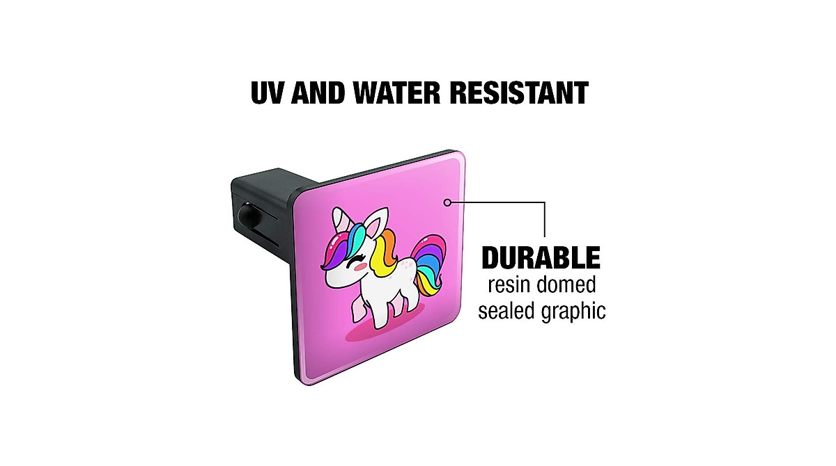 Cute Kawaii Unicorn Hitch Cover - Stylish Protection