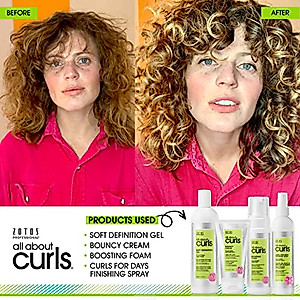 All About Curls Soft Definition Gel | Crunchless Light Hold | Define, Moisturize, De-Frizz | All Curly Hair Types | Vegan & Cruelty Free | Sulfate Free | 15 Fl Oz
