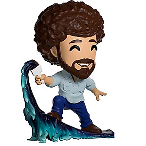 Youtooz Bob Ross Happy Accidents Action Figure, Bob Ross Figure 5" Vinyl Figure Bob Ross Collection