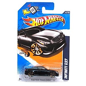 Hot Wheels Infiniti G37 Black 2012 Faster Than Ever Card 94