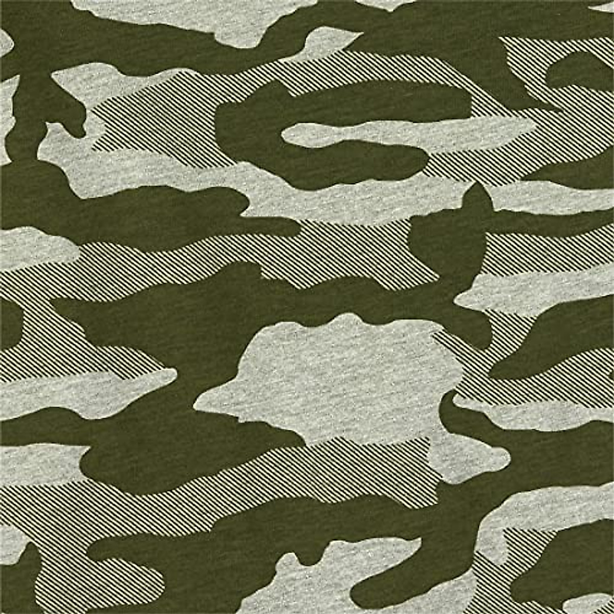 The Children's Place and Toddler Boy Long Sleeve Camo Raglan Top 3-Pack, Multi CLR, 12-18 Months