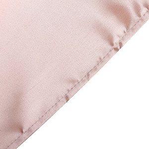 Tableclothsfactory 90x132 Rectangle Dusty Rose Wholesale Satin Tablecloth Banquet Linen Wedding Party Restaurant Tablecloth