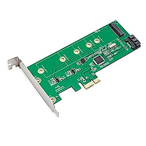 IO CREST SI-PEX50065 M.2 NGFF SSD Card Black