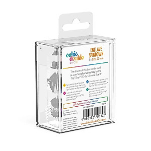 Oakie Doakie Dice D20 Spindown Dice Set Enclave (5)