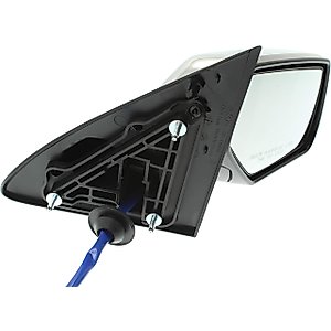 Kool Vue Passenger Side Power Heated Mirror for Chevrolet Tahoe Suburban GMC Yukon Yukon XL 2015-2020 Manual Fold Without Signal Light, Blind Spot, Memory, Puddle Lamp & Auto-Dimming Chrome