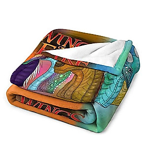 Blankets Fire_Dragon_Wings Throw Blanket for Couch Bed Sofa, Ultra-Soft Blankets Warm Bedding Blanket 40"x50"